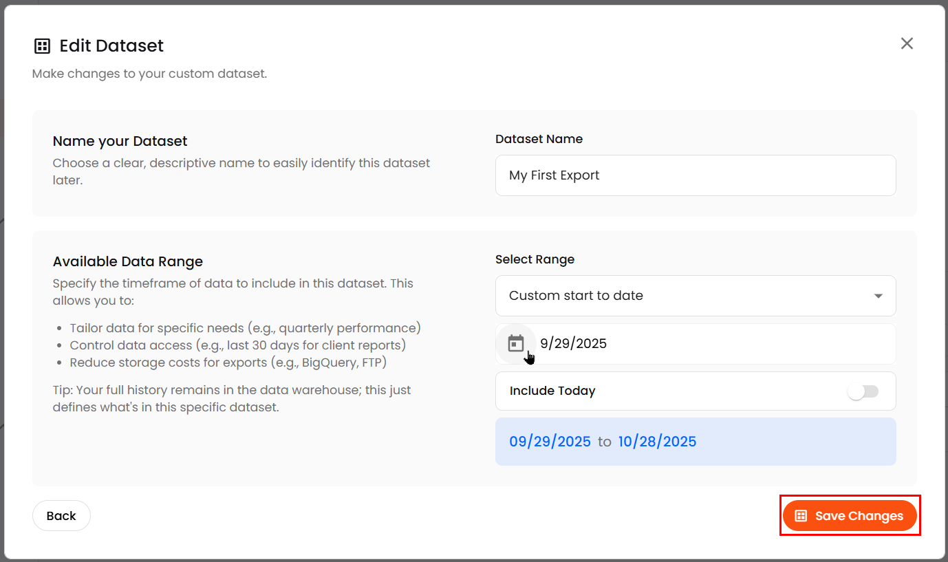 How to Export to Snowflake