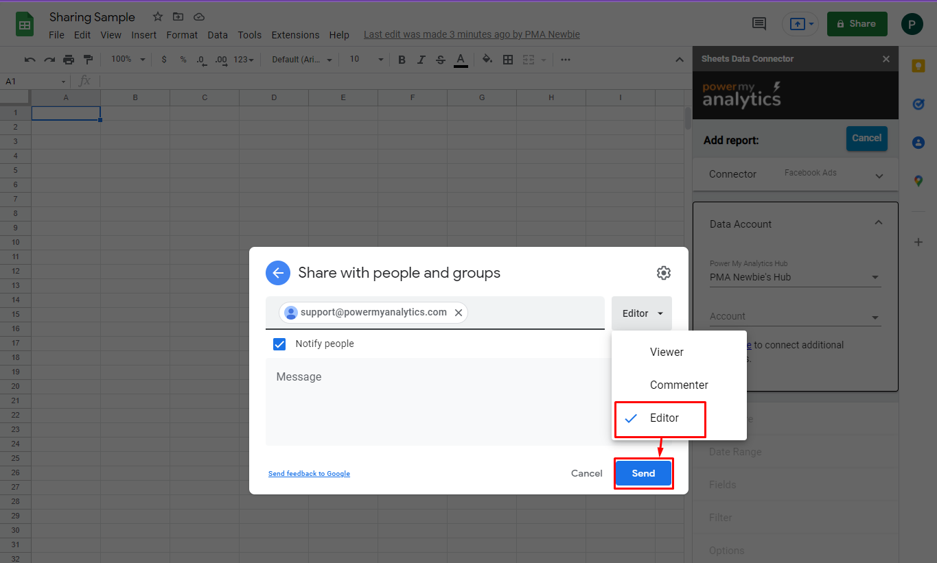 How to Share Edit Access to Your Reports