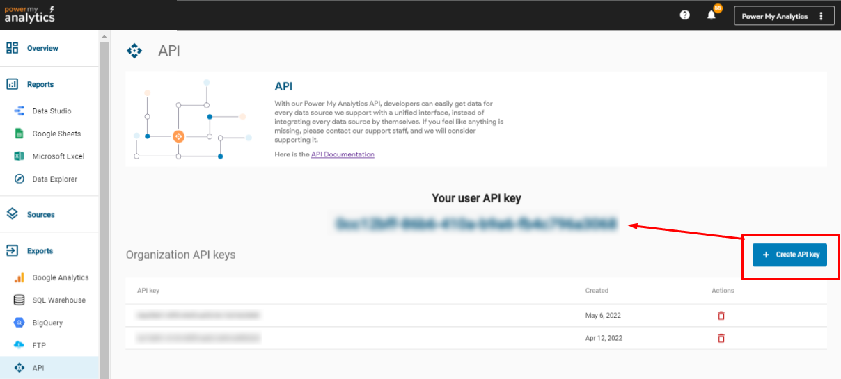 How to Generate a New API Key
