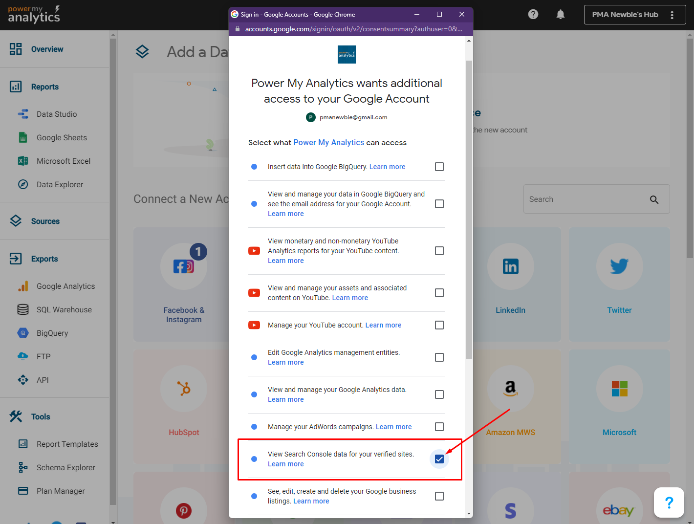Google Search Console Data Connector User Guide